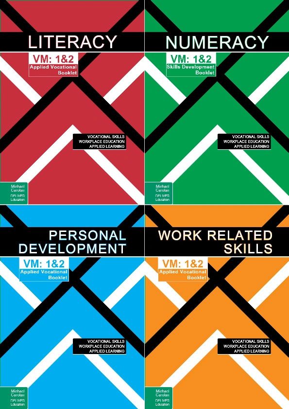 VCE:VM 1&2 Activities Booklets x 4 Lit, Num, PDS, WRS