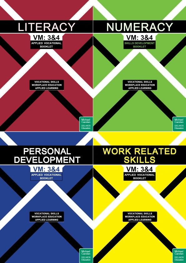 VCE:VM 3&4 Activities Booklets x 4 Lit, Num, PDS, WRS