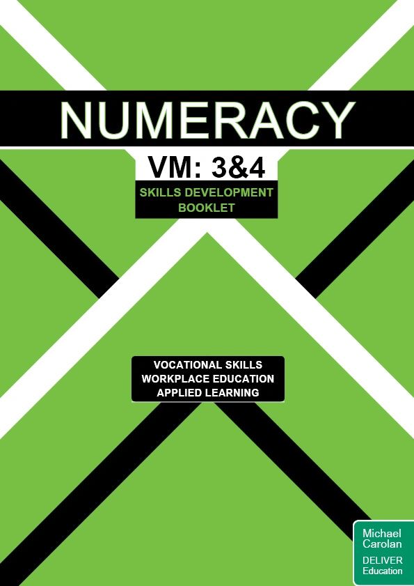 Numeracy VCE: VM3&4 Skills Development Booklet