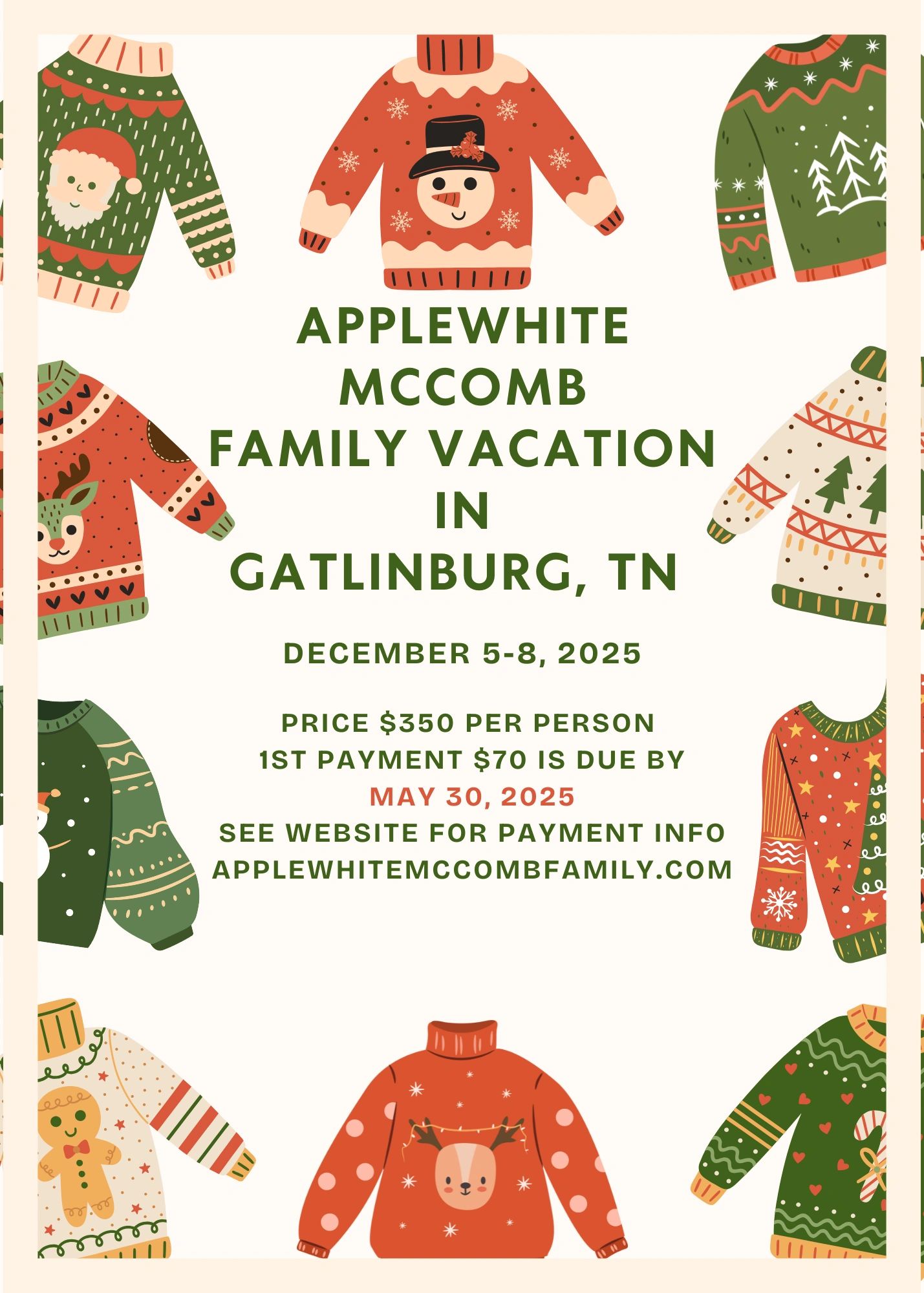 Applewhite McComb Family