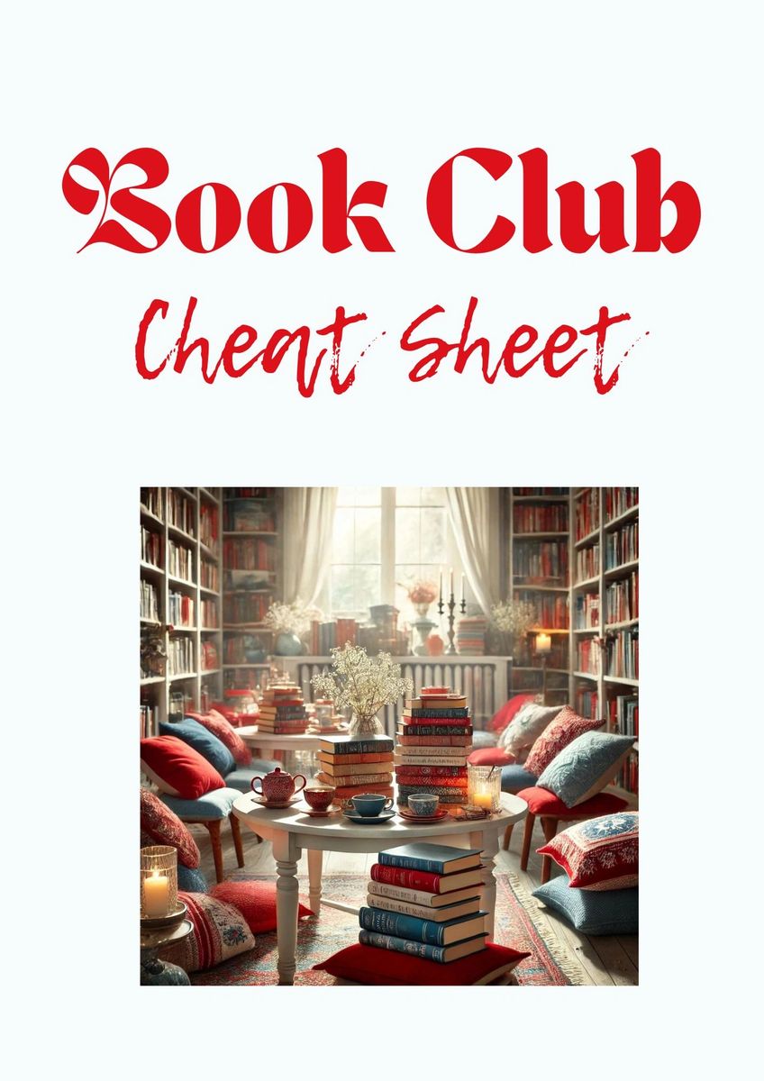 Book Club Cheat Sheet - March 2025