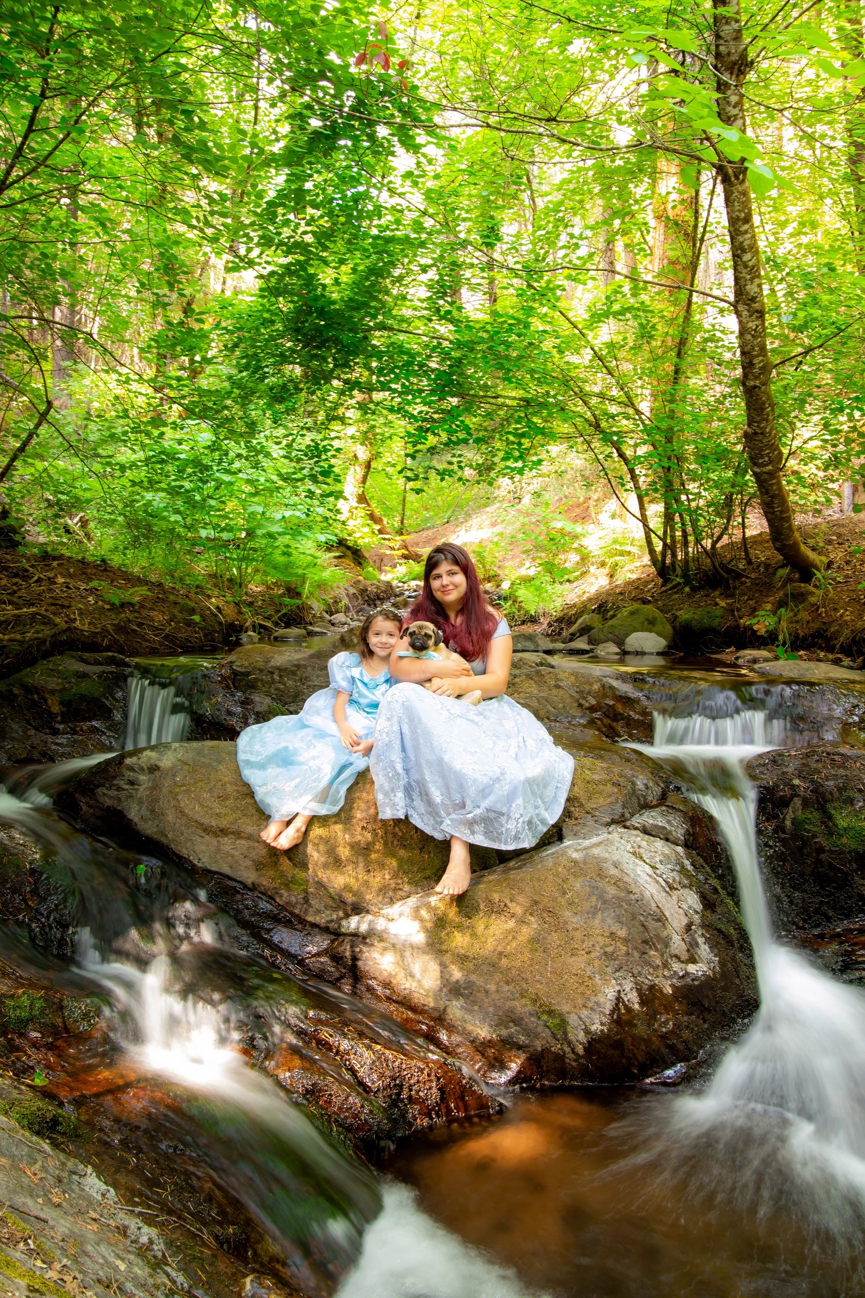 Waterfall Portraits Northern California Photographer for Engagement ...