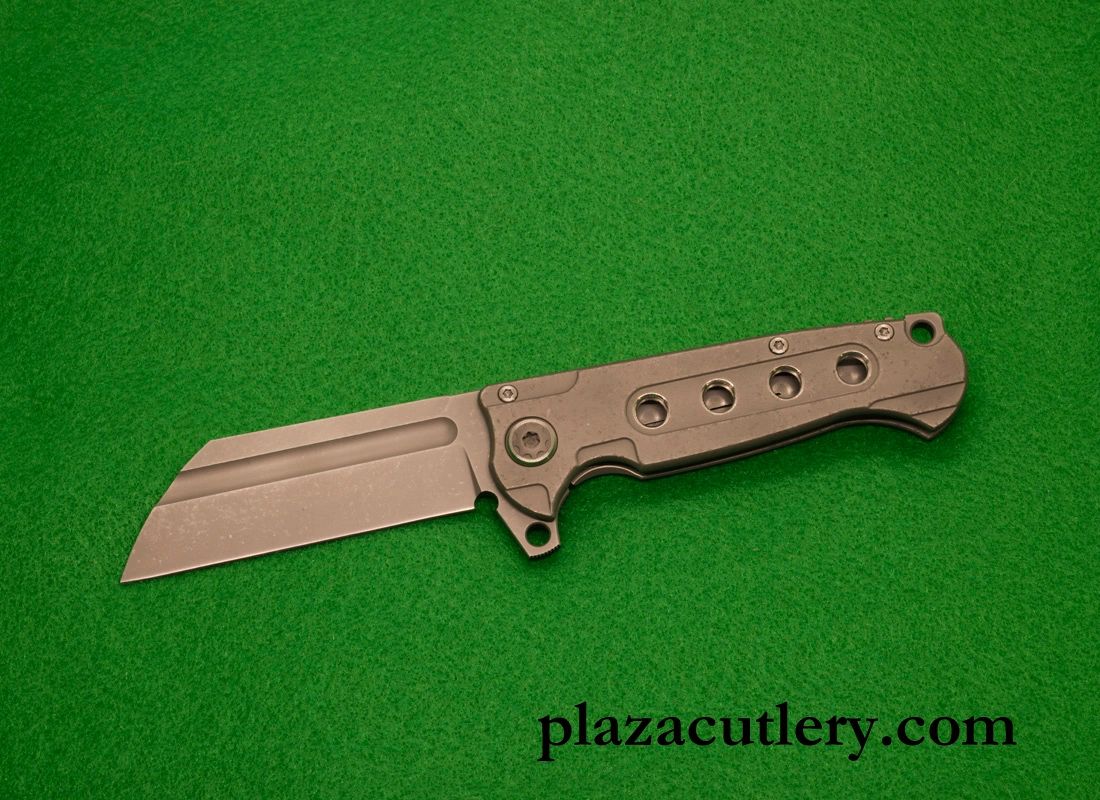 ADV Tactical Butcher Frame lock Flipper Stone Washed