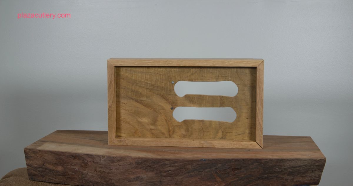 Reeve Lg Sebenza Presentation Display in Rustic Oak for Two #27