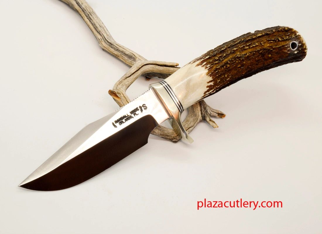 Randall Model 23 Game Master Stainless and Stag with Nickel Silver