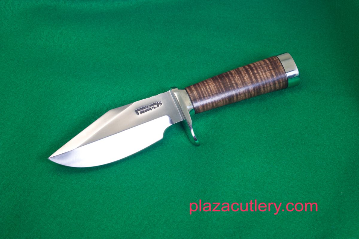Randall Model 19 5" Bushmaster with Custom Koa Wood Handle and Nickel ...