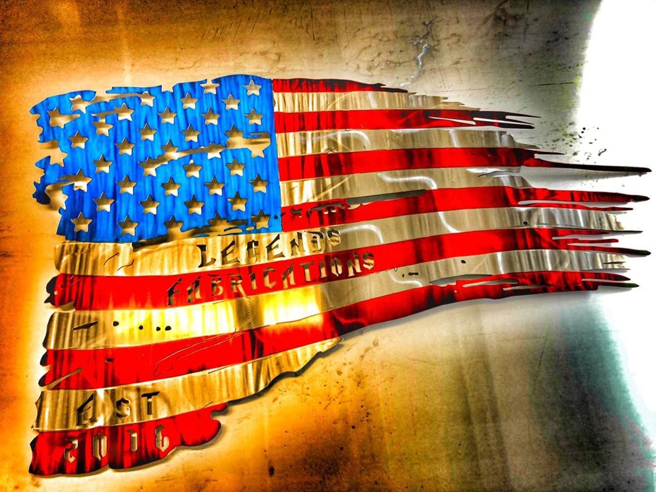 Legends Fabrications - Art, Metal Flags, Metal Fish