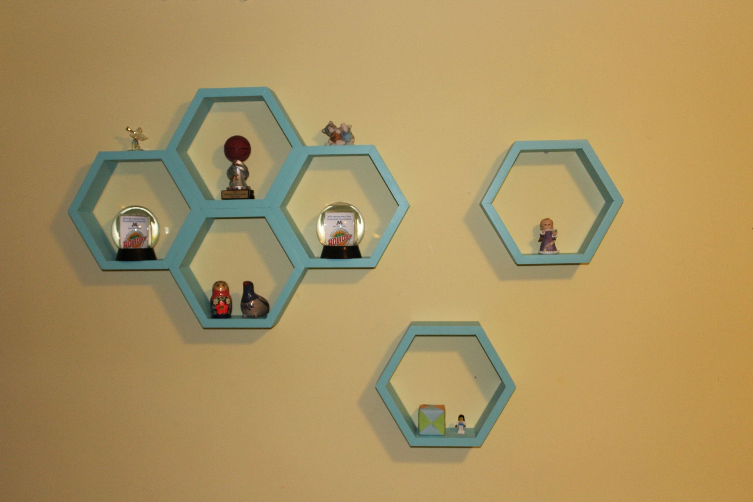 Hexagon Display Shelf