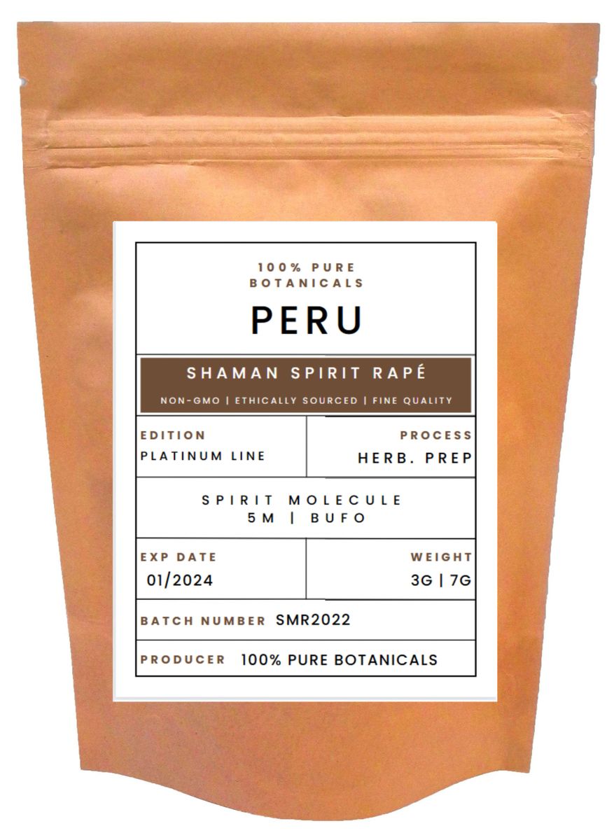 100% Pure SHAMAN SPIRIT Platinum Line SNUFF Rapé **Pure CHANGA *SPIRIT ...