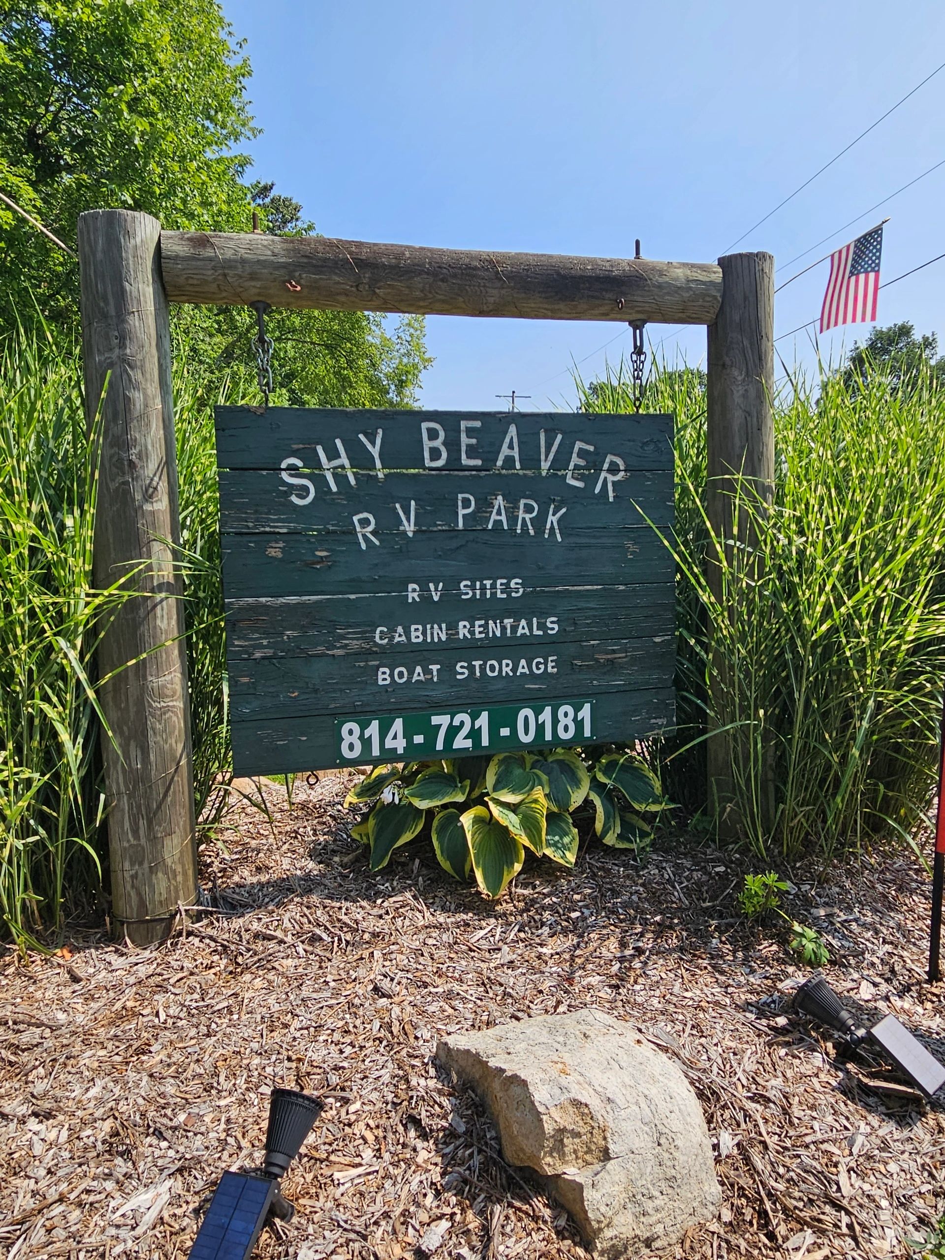 Shy Beaver RV Park: Camping Rentals, Boat Storage, Dura-Bilt Awnings Dealer