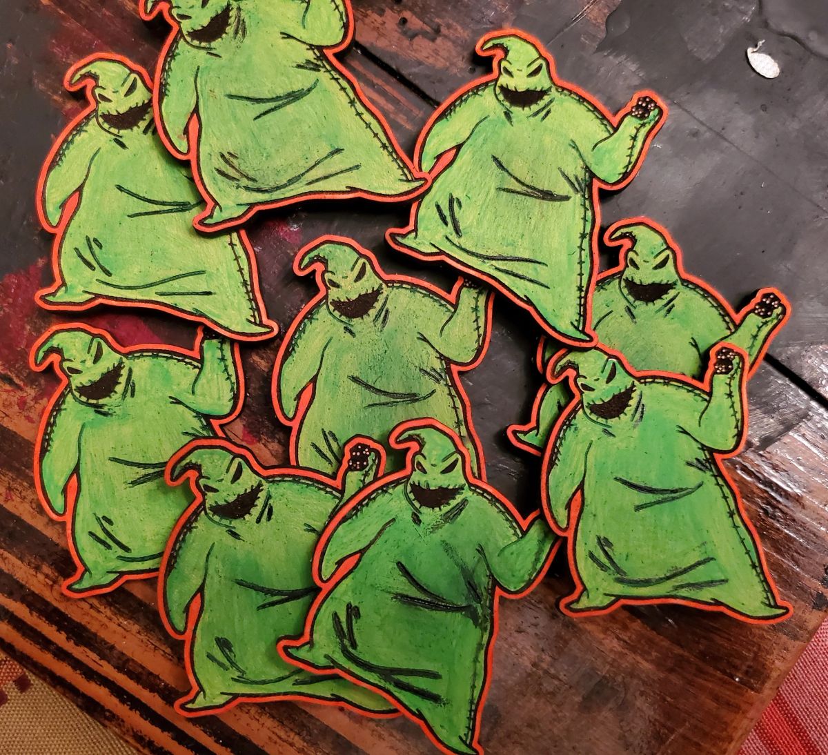 Oogie Boogie leather patch