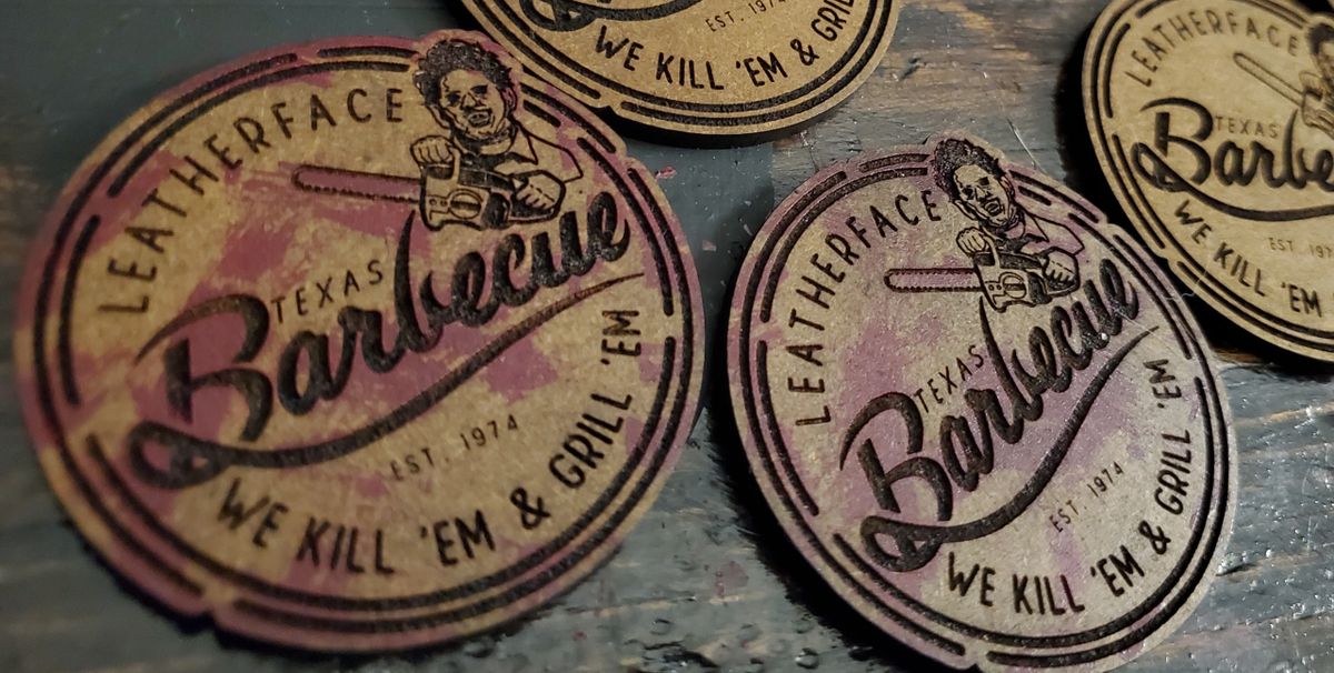 Leatherface Barbecue solid wood patch