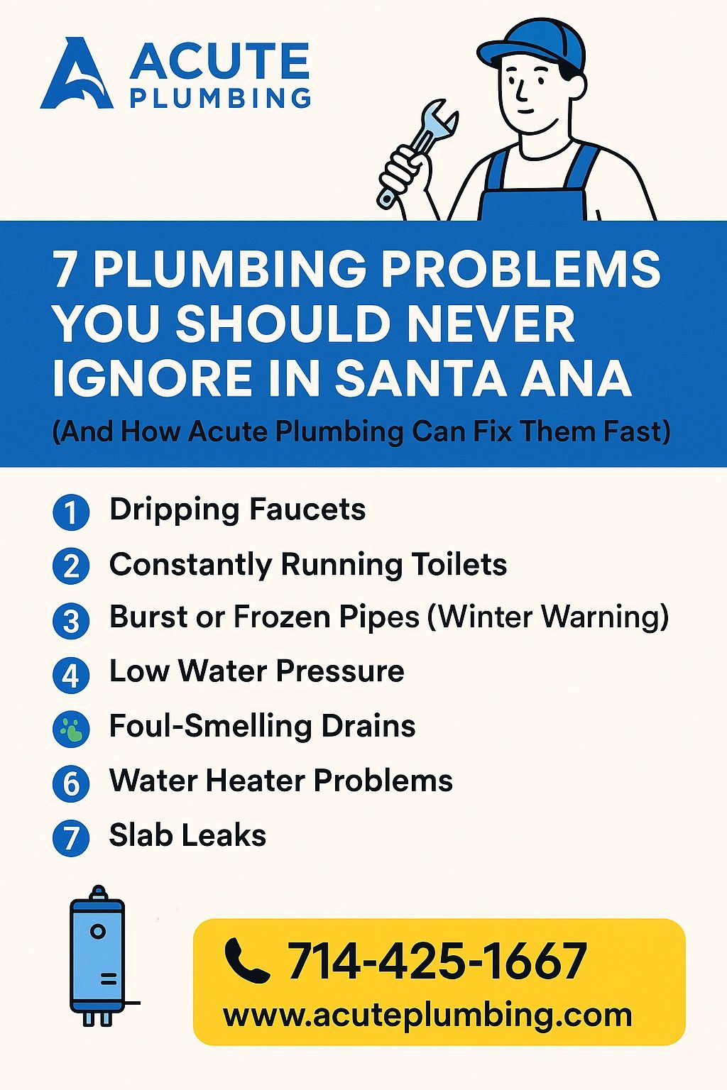 ️ 7 Plumbing Problems You Should Never Ignore in Santa Ana