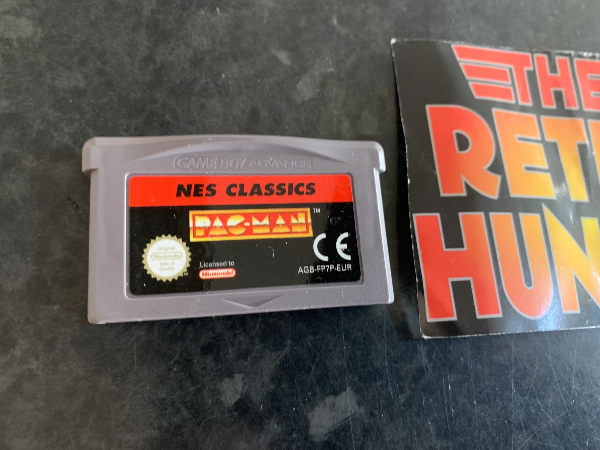 Pac-Man NES Classics GBA Cart