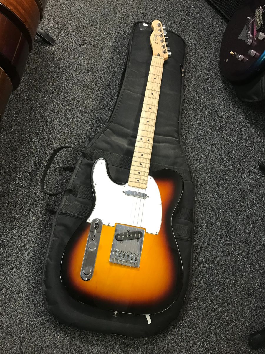 Fender Standard Telecaster 2007 Sunburst MIM Lefty Left-Handed Maple ...