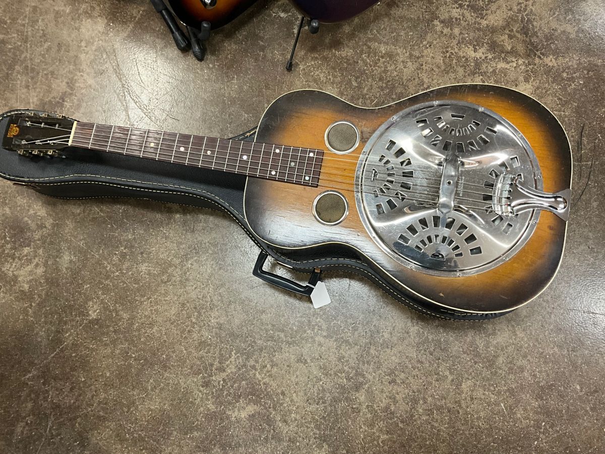 Dobro Model 27 Resonator Guitar, made in USA circa 1932 in Tobacco ...