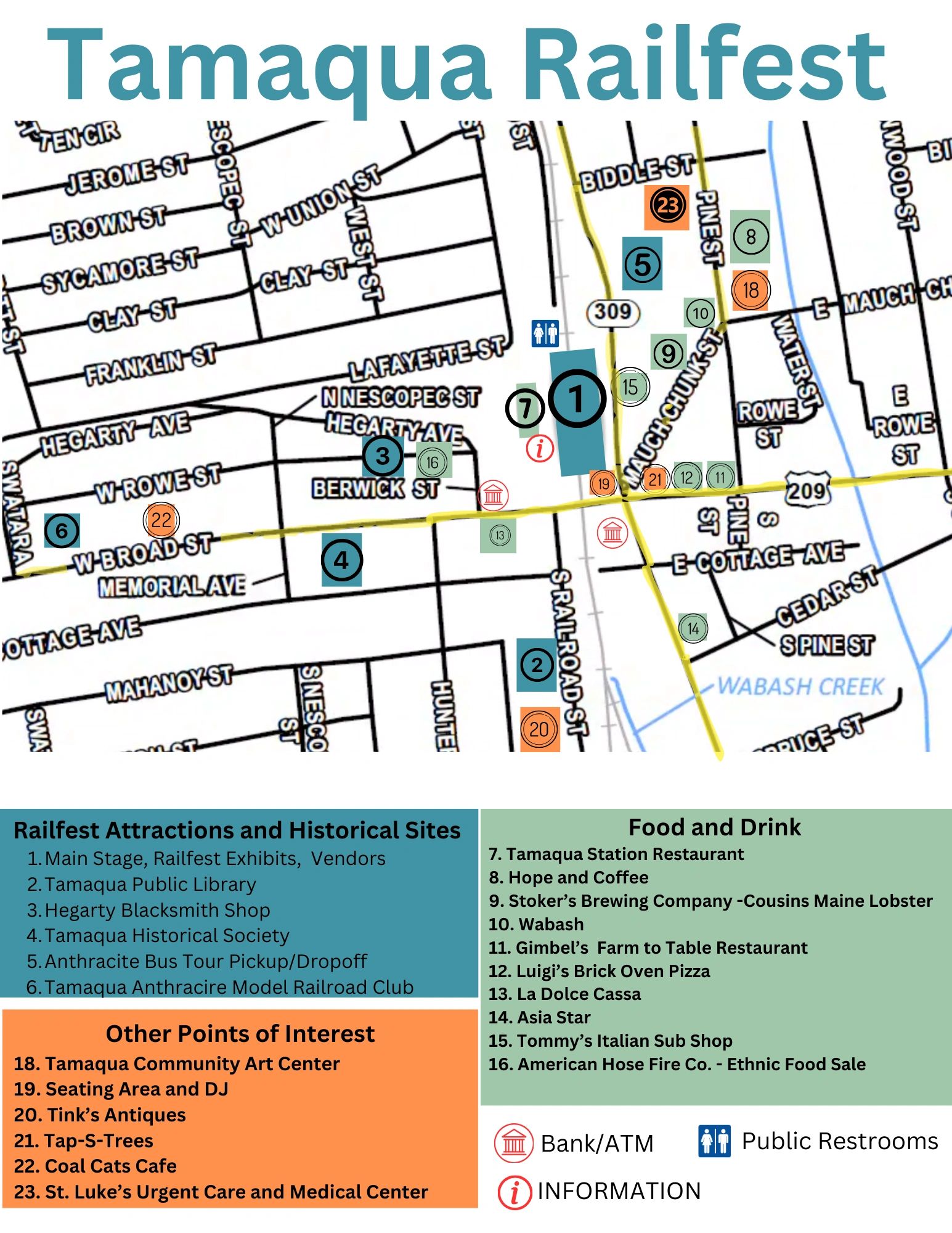 Railfest Map