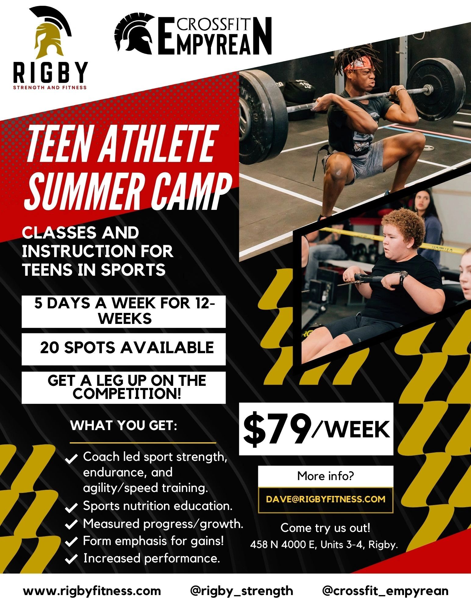 Rigby Strength and Fitness - Pricing, Membership