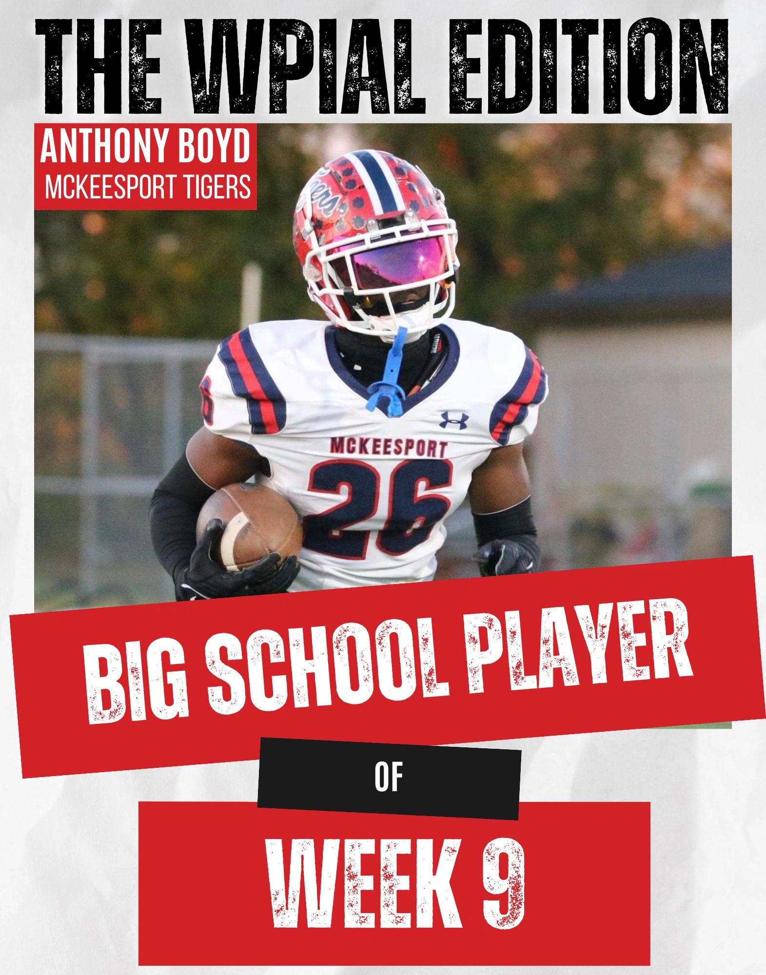 McKeesport’s Anthony Boyd voted Big School Player of Week 9