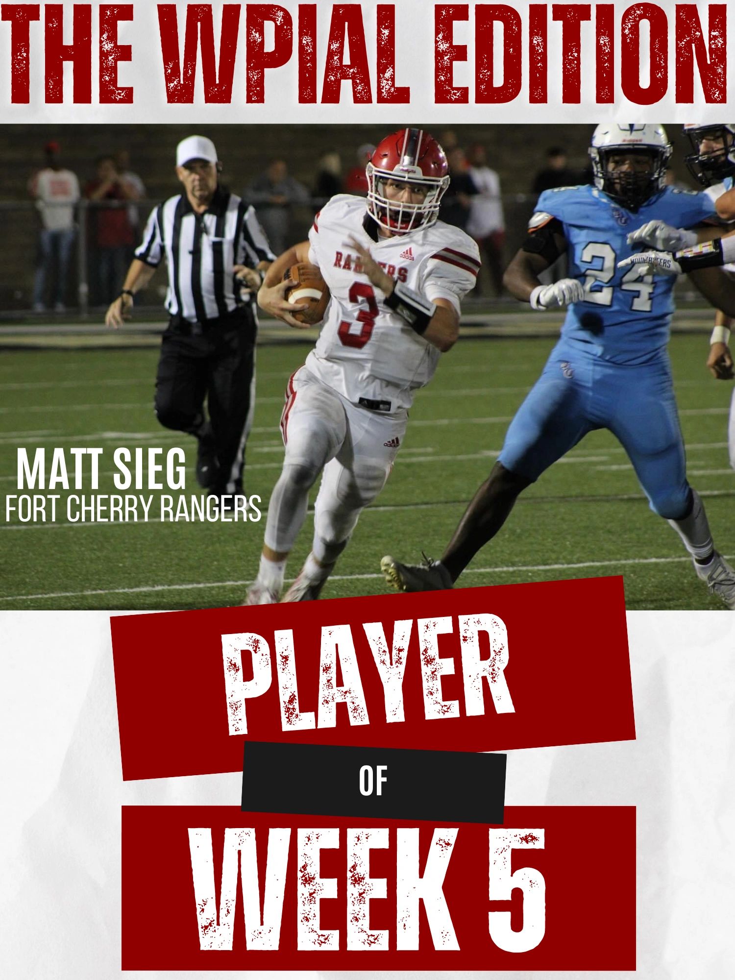 Fort Cherry’s Matt Sieg Voted Player of Week 5