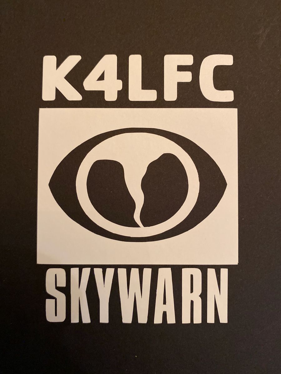 Custom Call Sign Decal Sky Warn