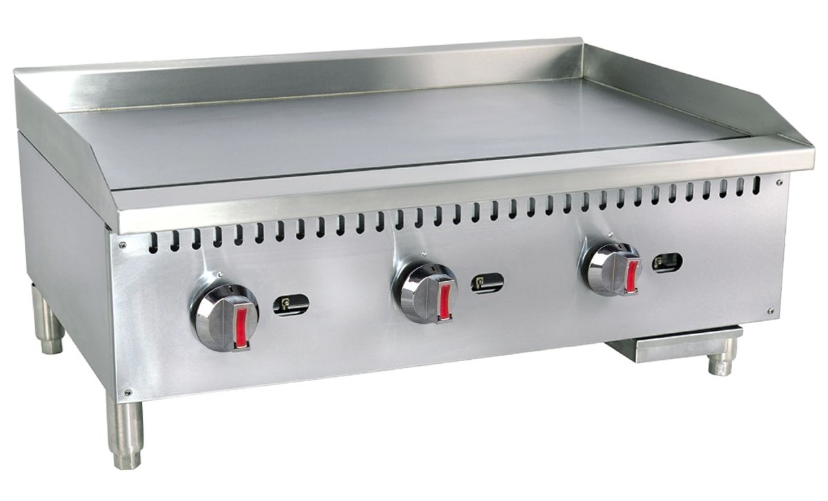 ELITE EFG36 Manual Countertop Gas Griddle, 36" | 90,000 BTU