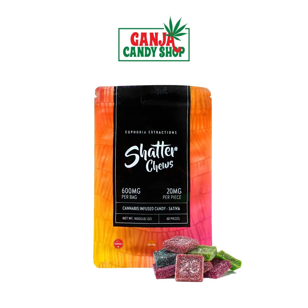 Euphoria Extractions Shatter Chews Party Pack - 600mg THC (30 pcs)