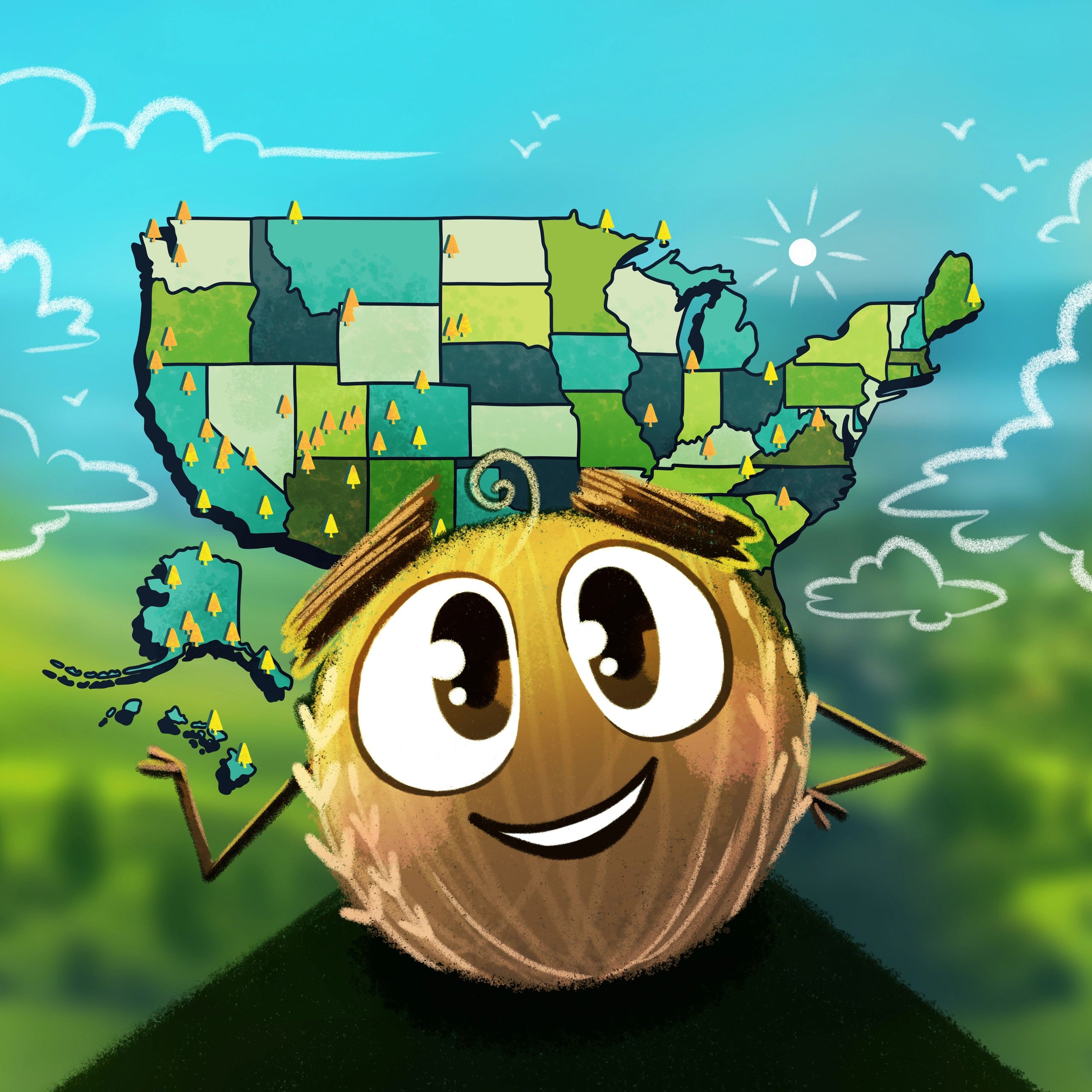 Explore the National Parks with Tripp the Tumbleweed