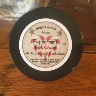 All Natural Peppermint Foot Cream