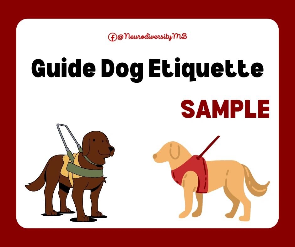 Guide Dog Etiquette - FREE handouts