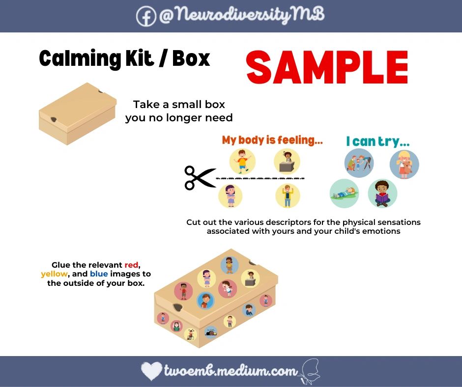 Creating a calming kit