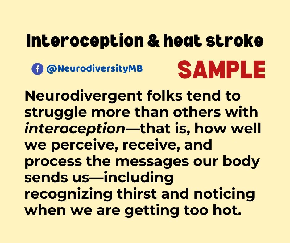 Heat sensitivity in Autism & ADHD