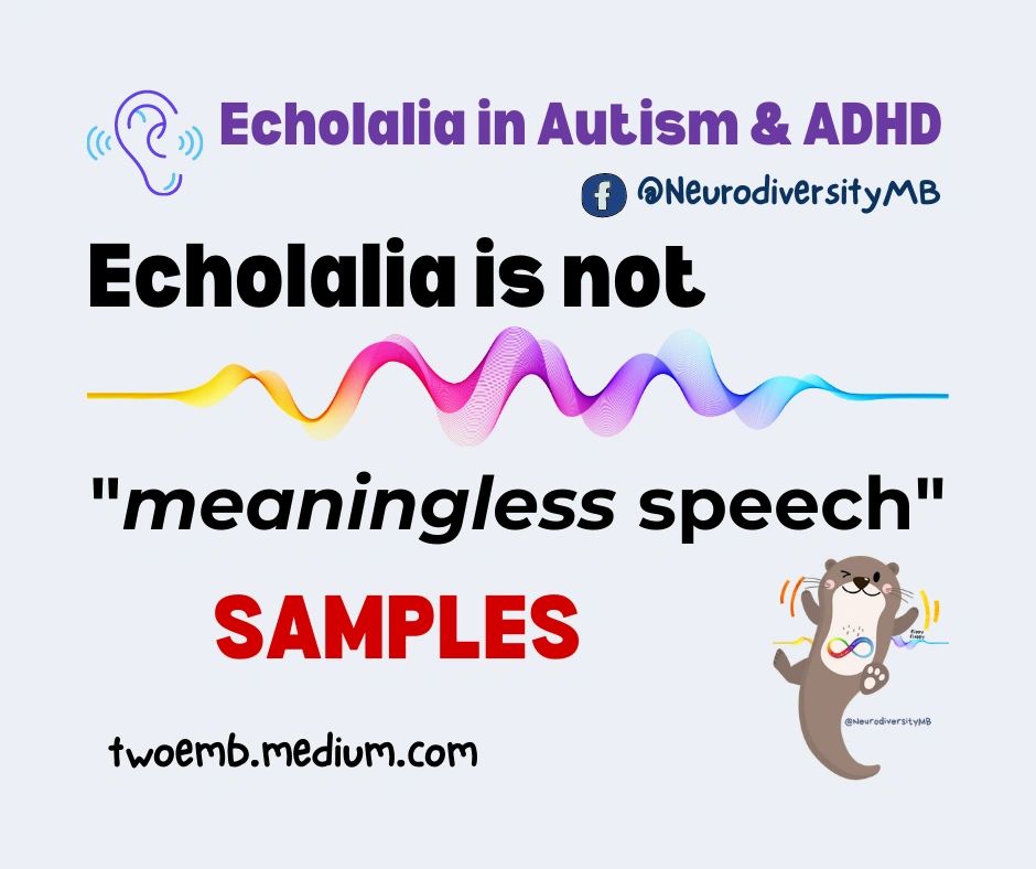 Echolalia in Autism and ADHD