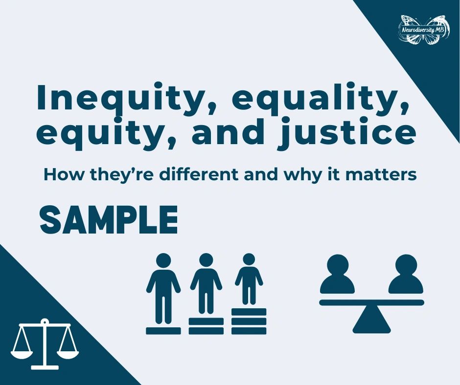Inequity equality equity justice handout