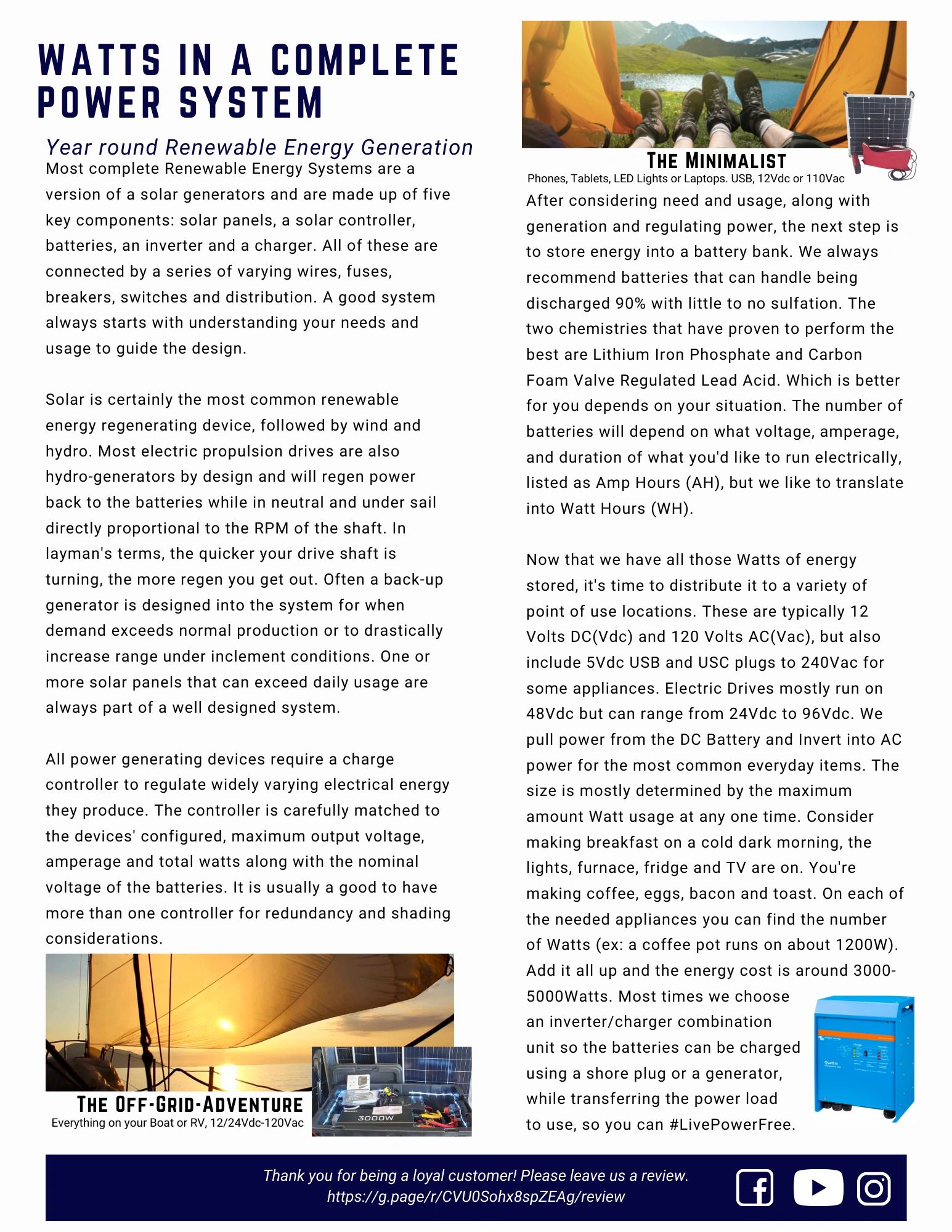 What makes a complete power system?