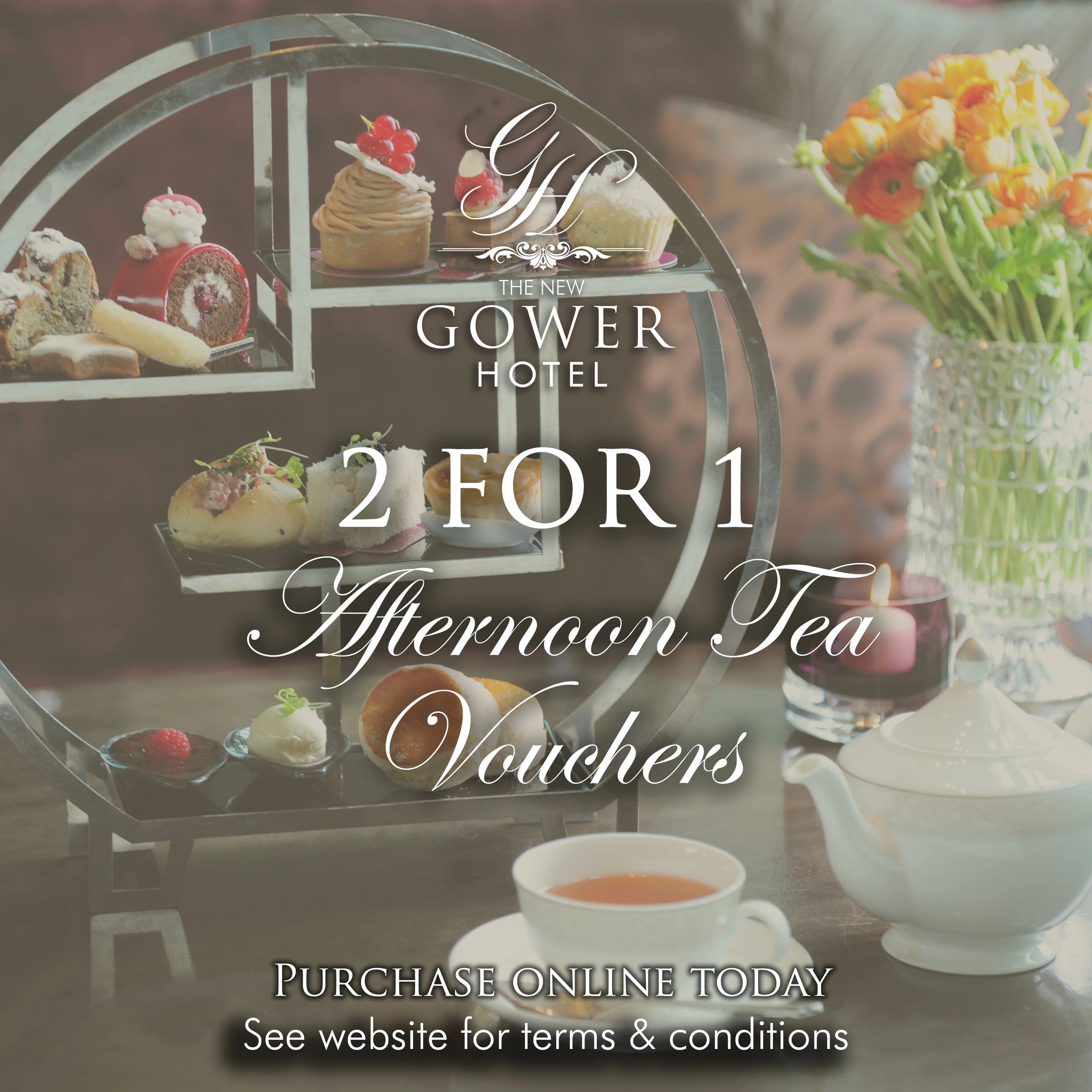 ***EXTENDED*** Launch Offer - 2 for 1 Afternoon Teas