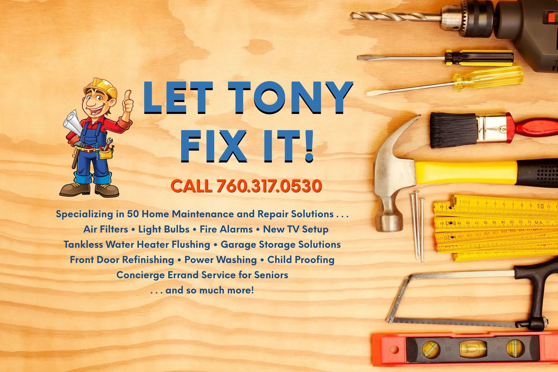Let Tony Fix It