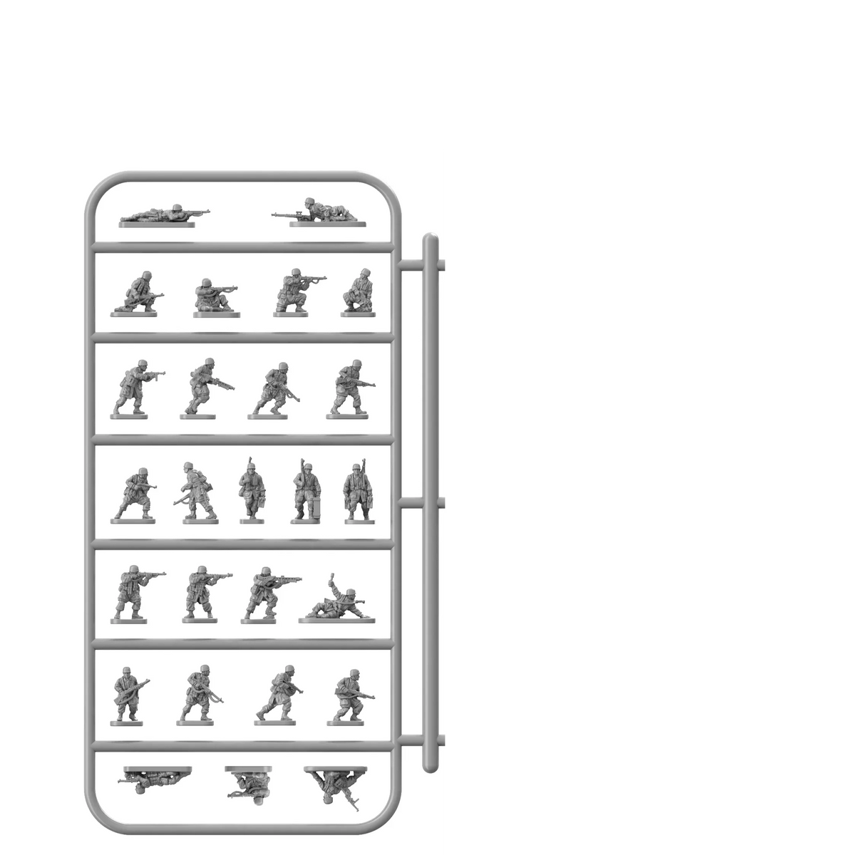 German Fallschirmjaeger Infantry sprue(V)