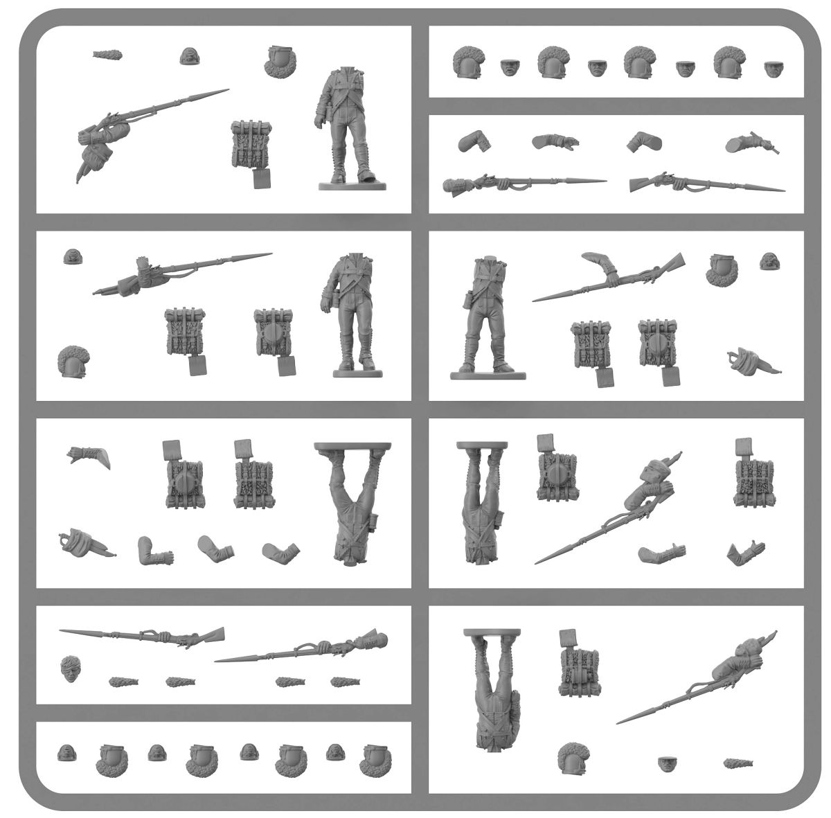 Bavarian Infantry sprue (V)