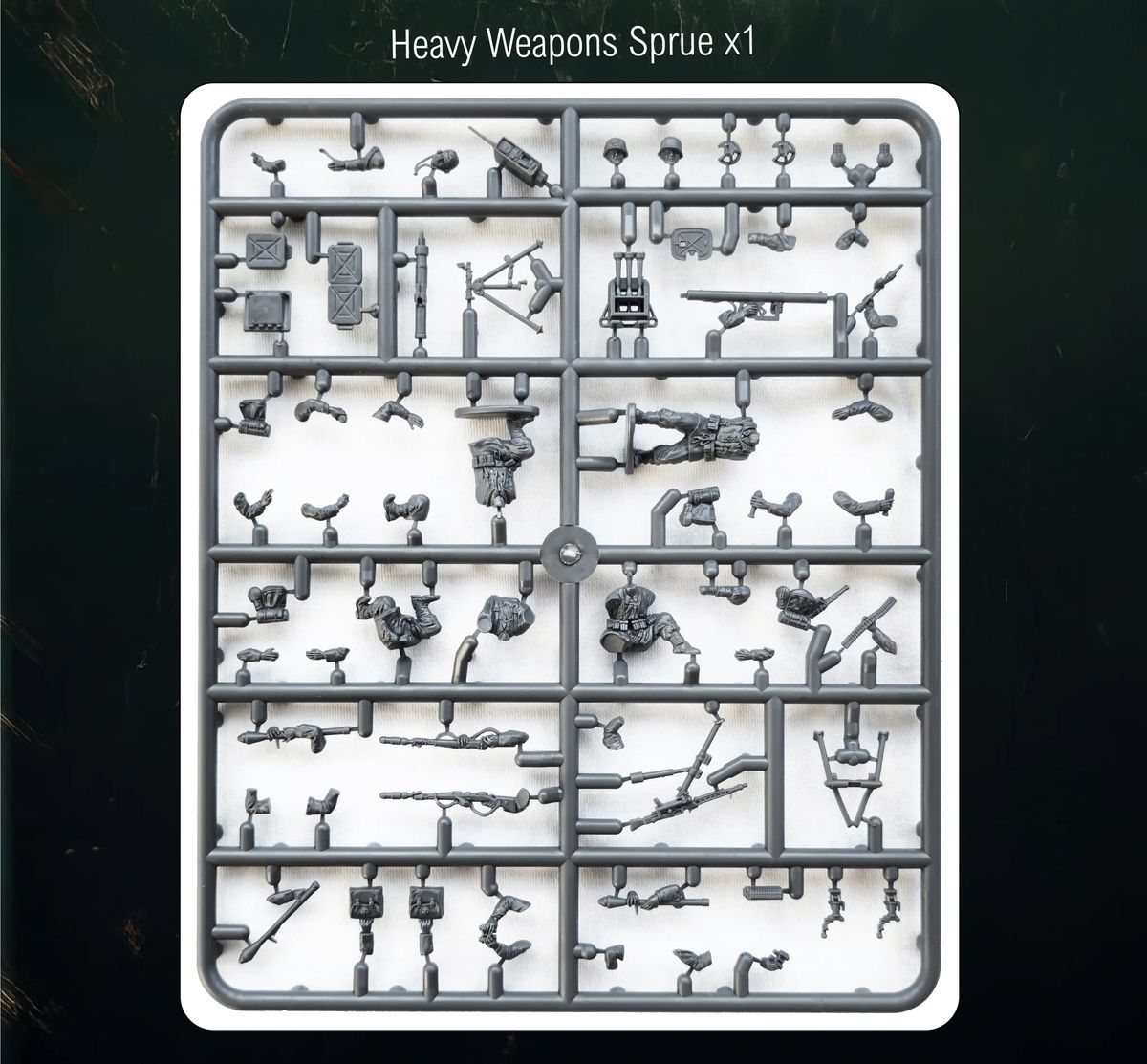 28mm WW2 late war german heavy weapons sprue.
