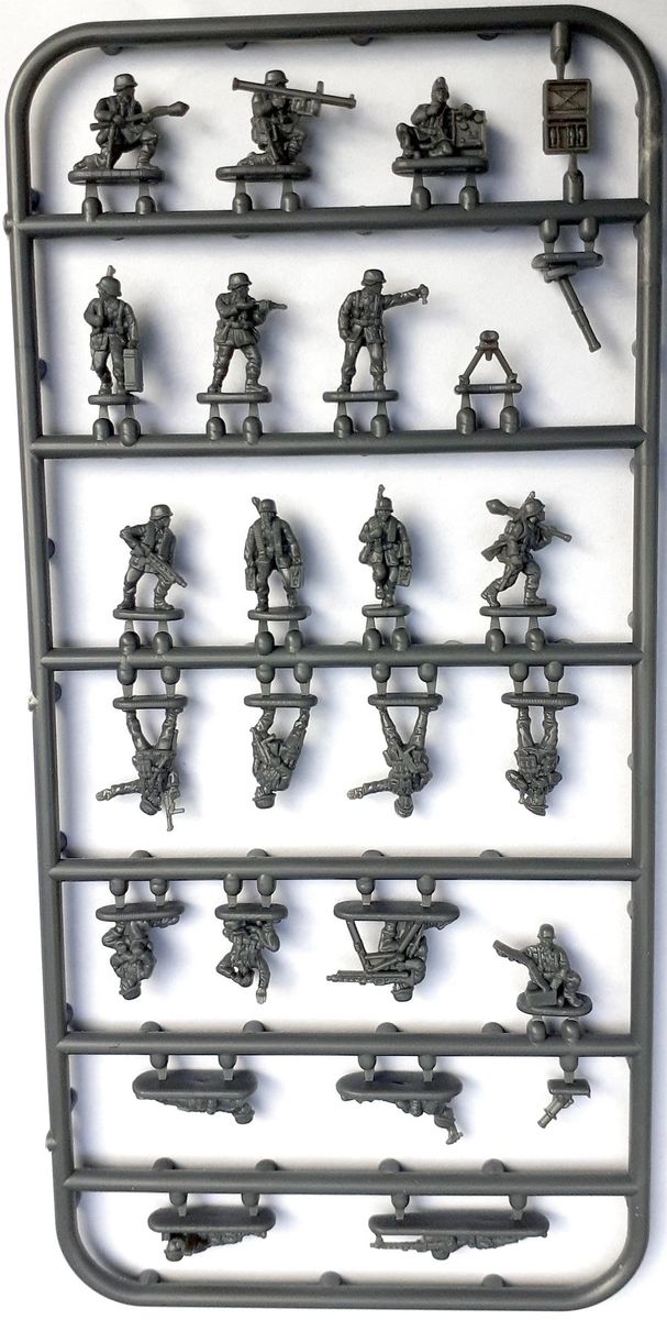 12mm German Infantry single support sprue (V)