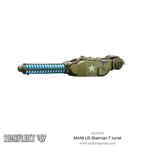 USA M4A9-T Sherman Tesla Cannon Turret (WG)