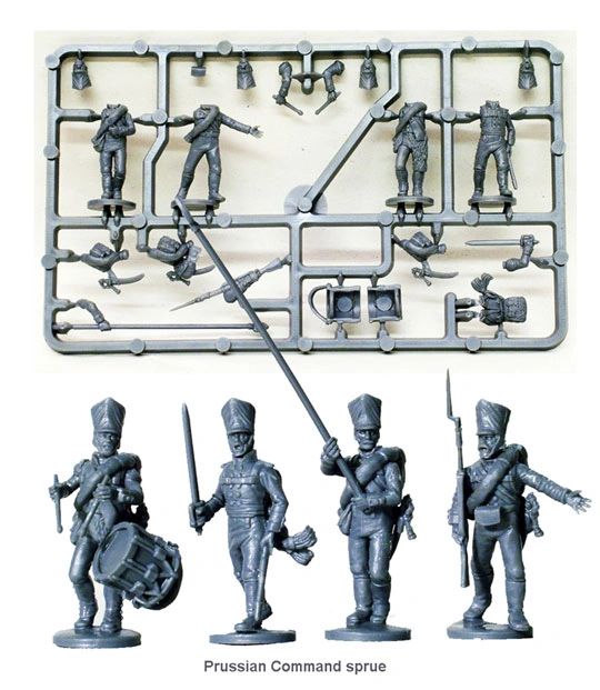 Prussian Infantry command sprue (P)