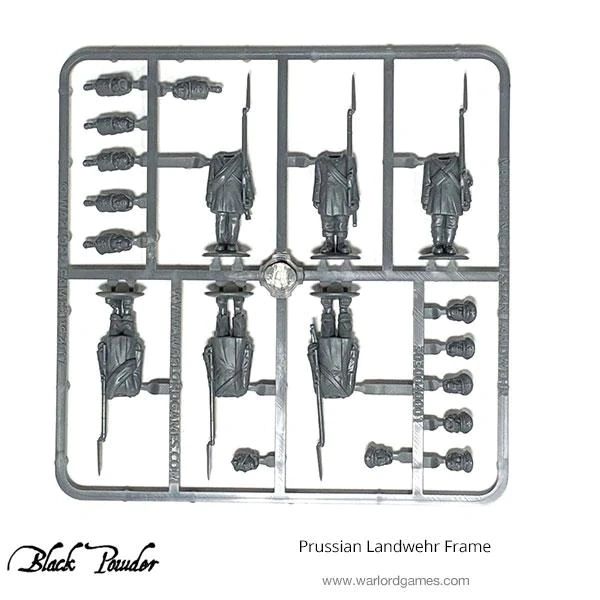 Prussian Landwehr Infantry sprue (WG)