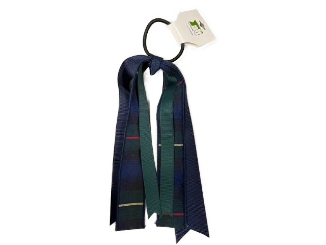 St. Stephen Catholic Plaid Pony Ribbon