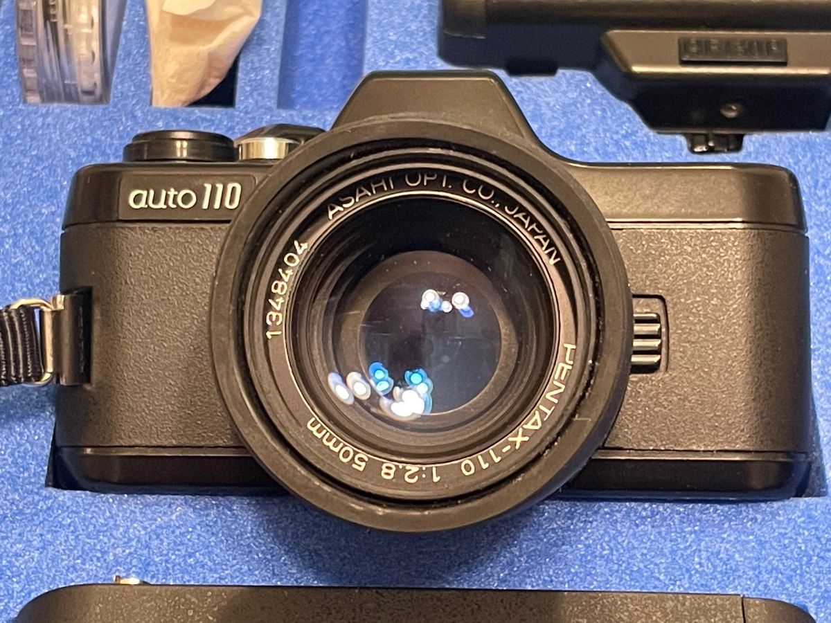 Asahi Pentax Auto 110 Camera System - Vintage Mini 110 Pocket Camera ...