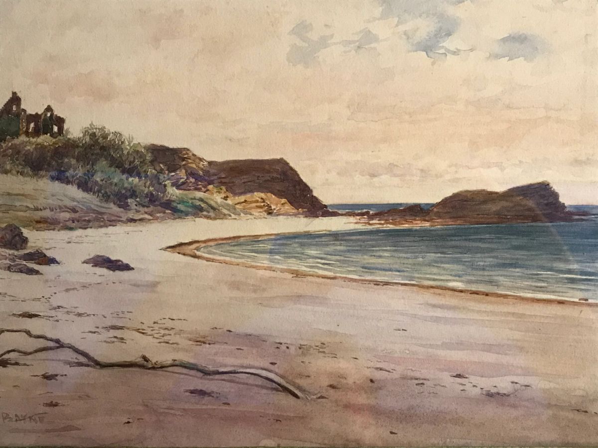 James Bayne - UK artist - Early 20th Century Framed Watercolour On Paper.