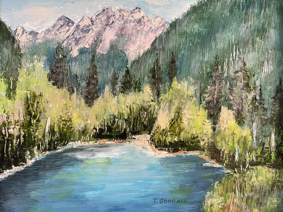 Trevor C. Goodall - Canadian Artist - Framed Oil Painting On Masonite ...