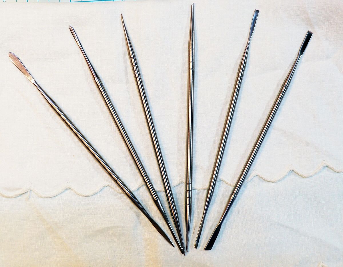 Professional Stainless-Steel Sculpting/Modeling Tool Set - 6 Piece Set