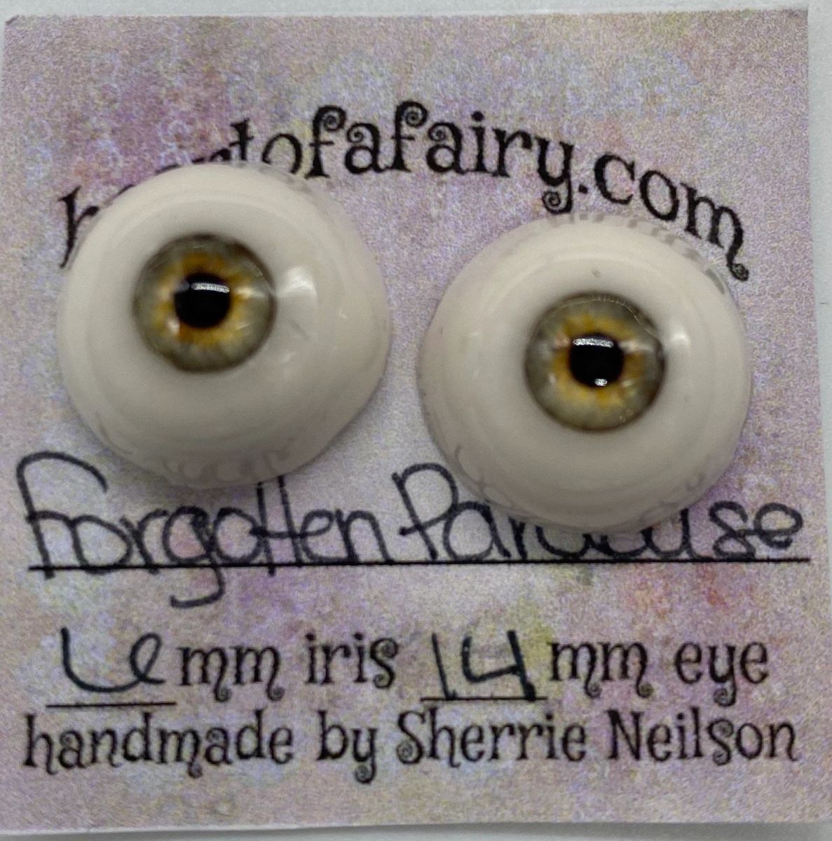 Forgotten Paradise - Glass like eyes - Handmade eyes